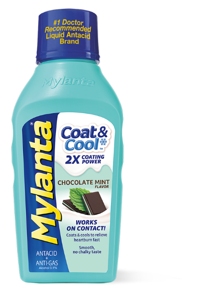 Mylanta One Todo-En-Uno Potentes Tabletas de Alivio de acidez estomacal ...